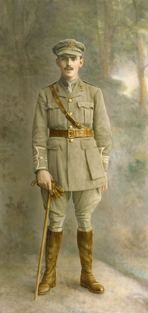 PORTRAIT OF ADRIAN DREWE (1891-1917) IN UNIFORM – National Trust Prints