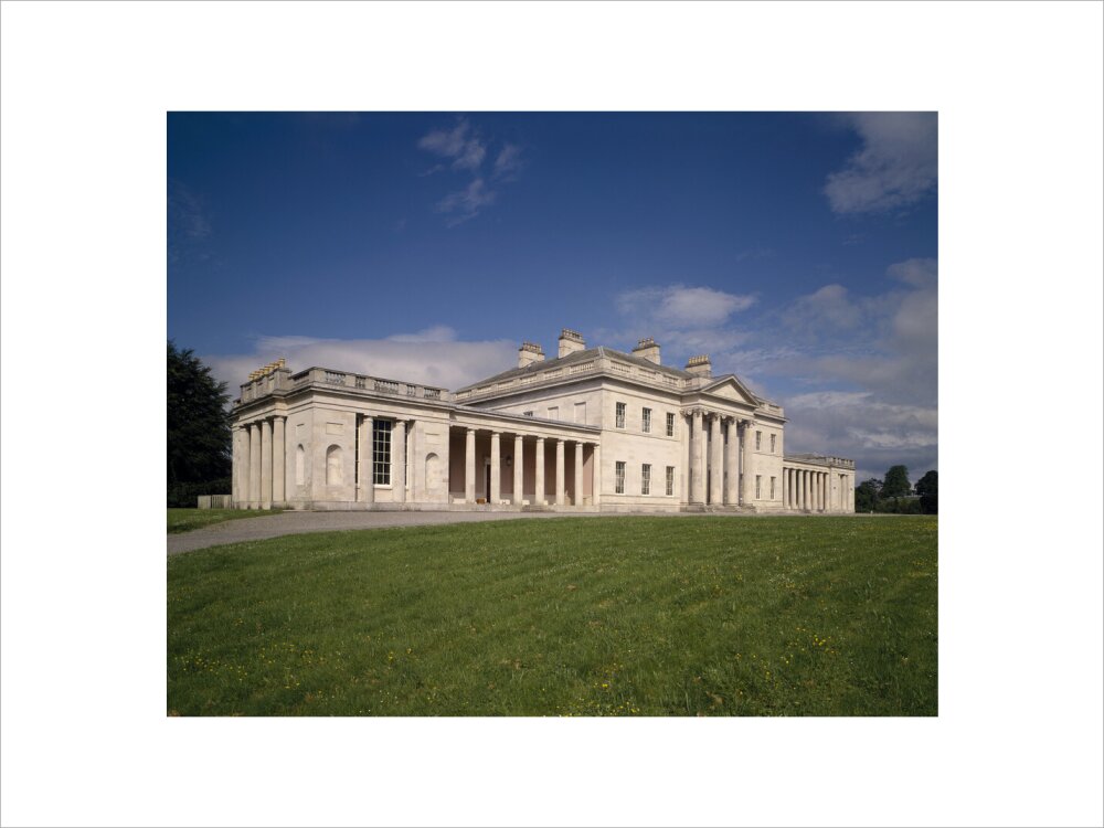 View of the front facade of Castle Coole – National Trust Prints