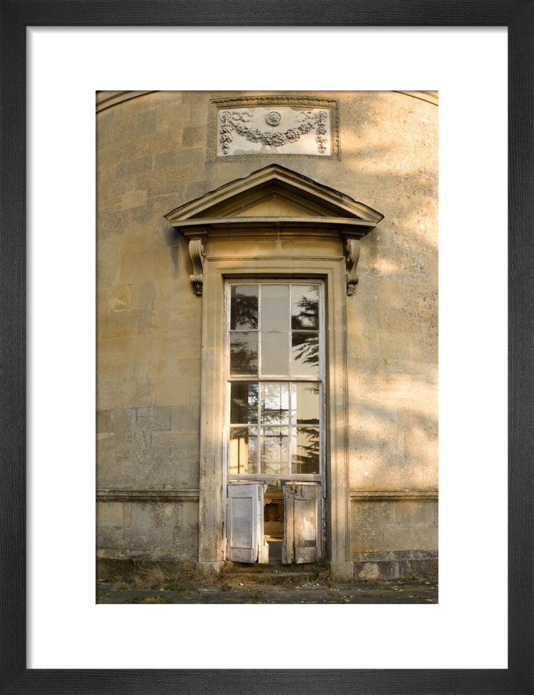 Pedimented door of The Rotunda, one of Capability Brown's "eye-catcher ...