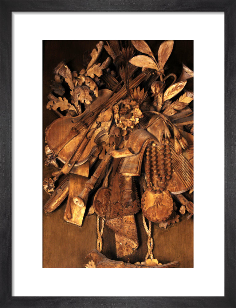 Late C17th wood carving by Grinling Gibbons in the Carved Room at at P ...