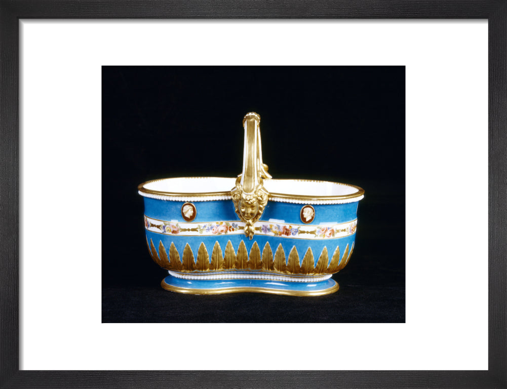 Close view of a Sevres double jardiniere, 1779, in the Porcelain Lobby ...