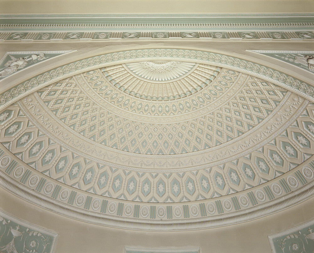 The ceiling in the Top Hall at Nostell Priory by Robert Adam – National ...