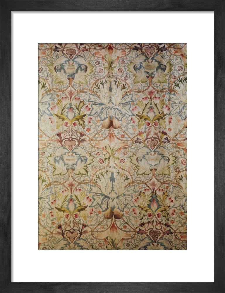 Standen, silk embroidery hanging by Mrs Beale from a design by William ...