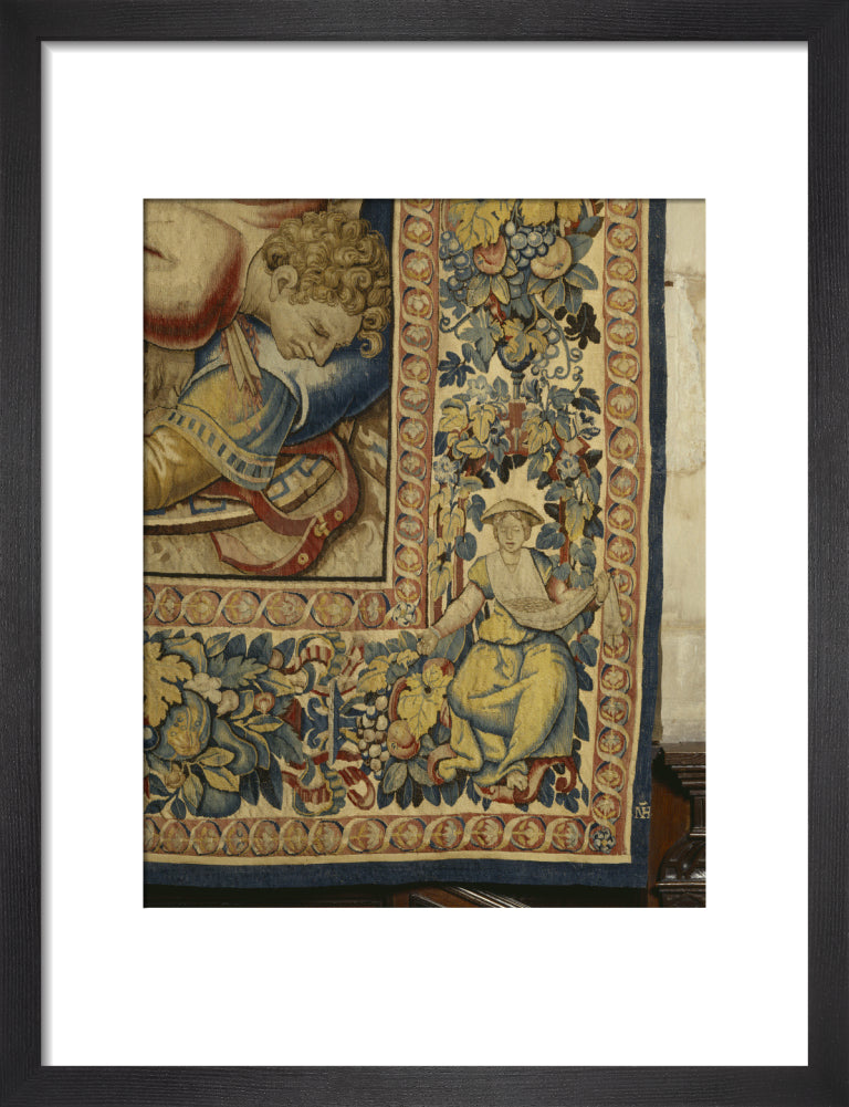 Detail from one of the Ulysses Tapestries in the High Great Chamber ...