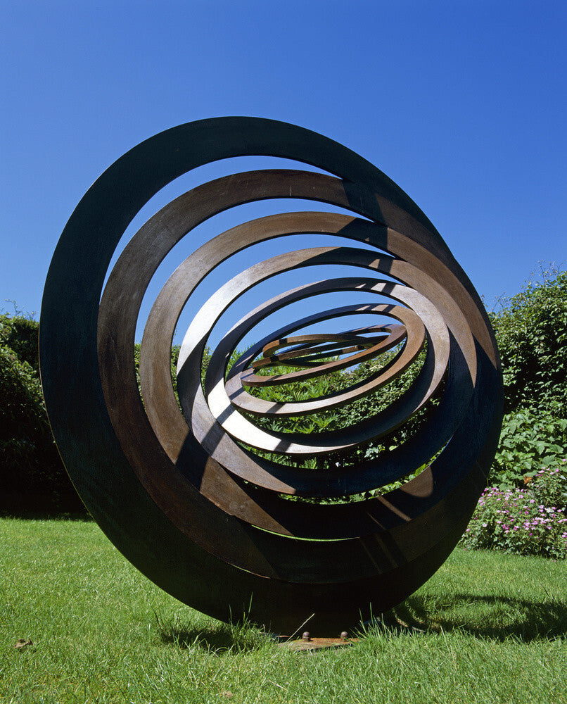 Hypercone by Simon Thomas of Bristol, a sculpture at Antony, in the Su ...