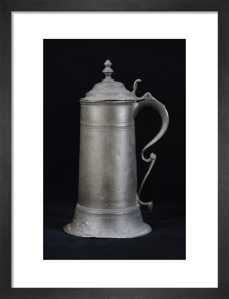 English pewterware flagon, part of the collection of flagons acquired ...