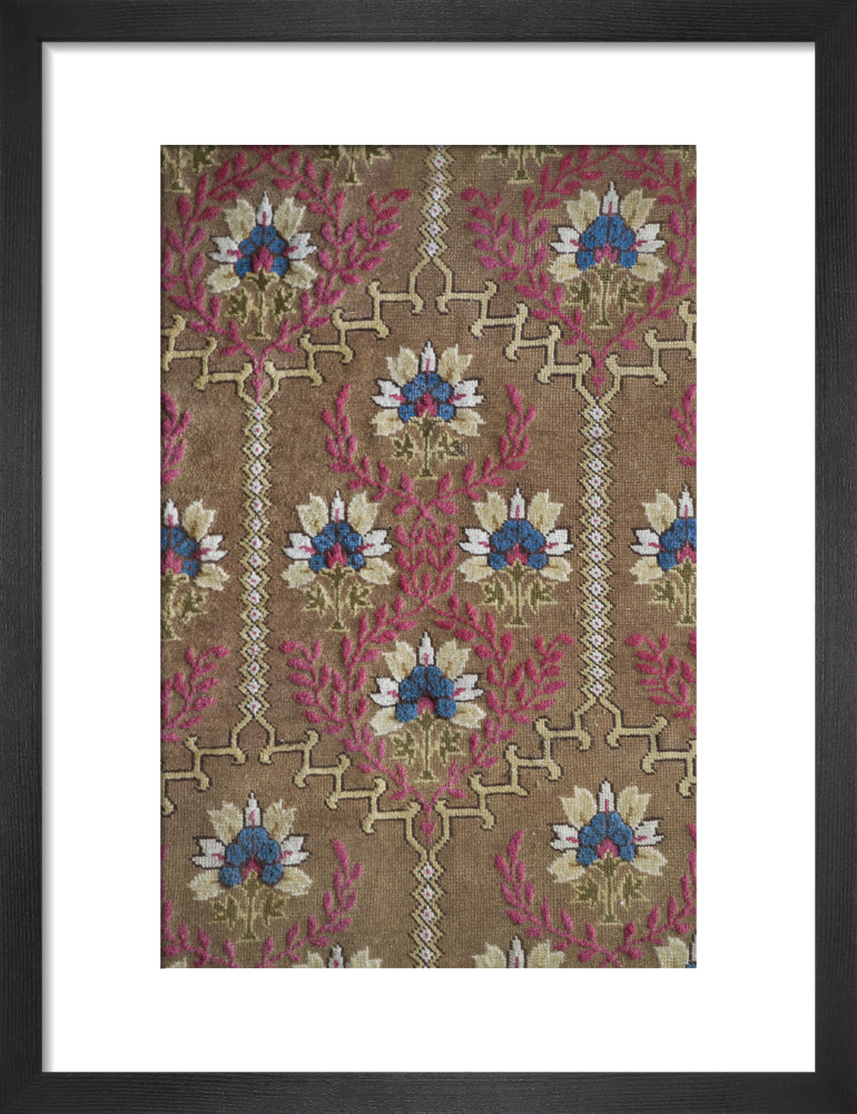 Axminster carpet in the Library at Berrington Hall, Herefordshire ...