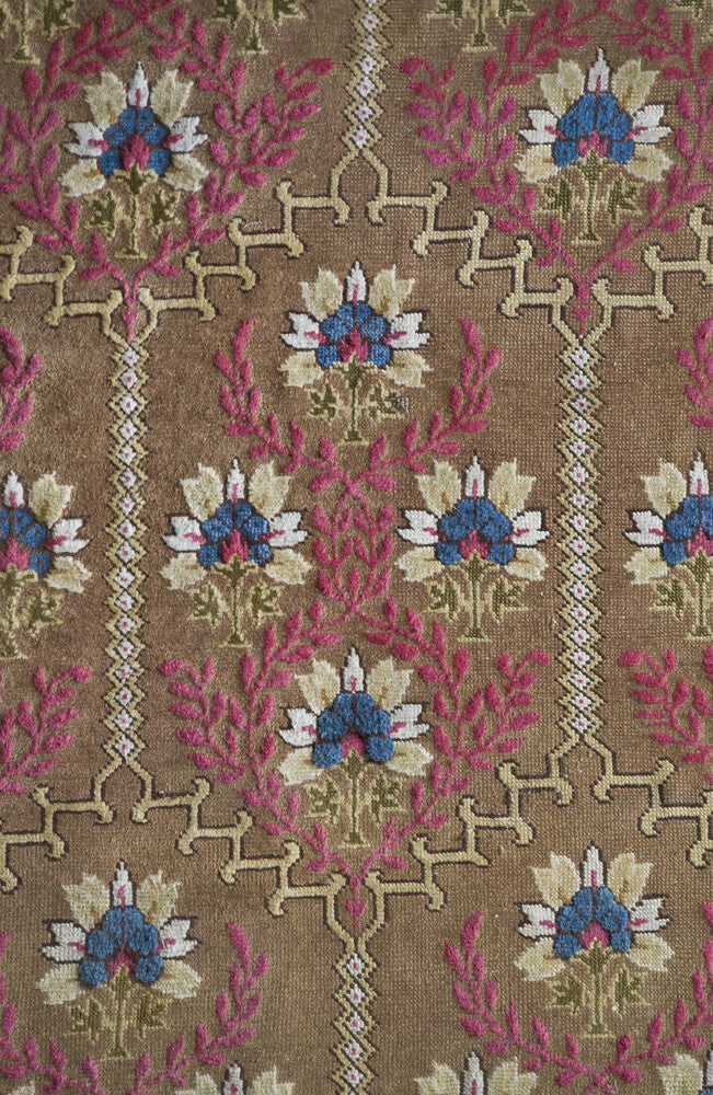 Axminster carpet in the Library at Berrington Hall, Herefordshire ...