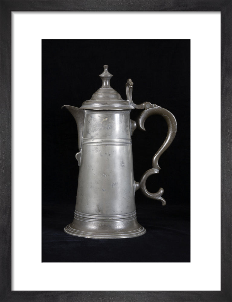 English pewterware flagon, part of the collection of flagons acquired ...