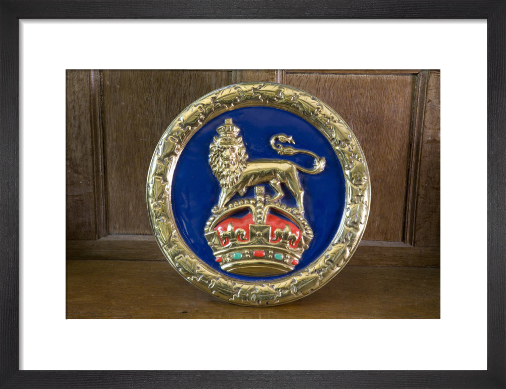 A ceramic gun tampion from HMS Royal Sovereign (1915-1949), given at t ...