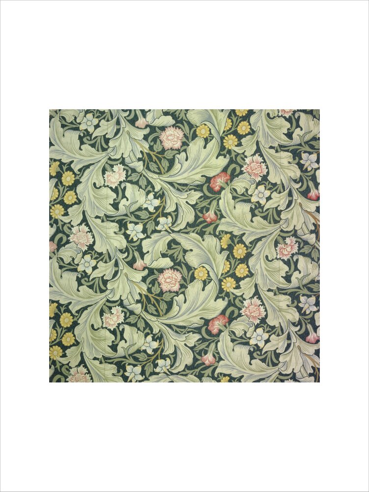 Detail of Leicester wallpaper by J H Dearle from Morris & Co, in the M ...