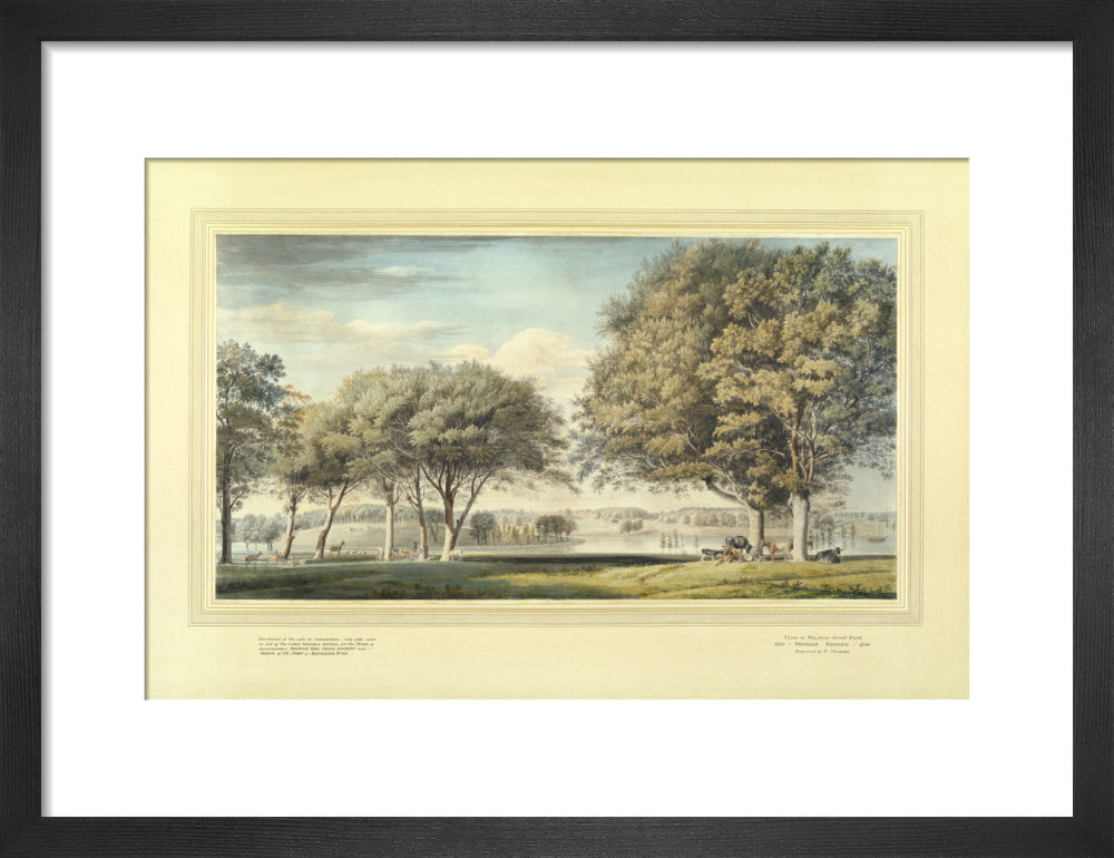 WATERCOLOUR OF WINDSOR GREAT PARK, 1721 by Thomas Sandby – National ...