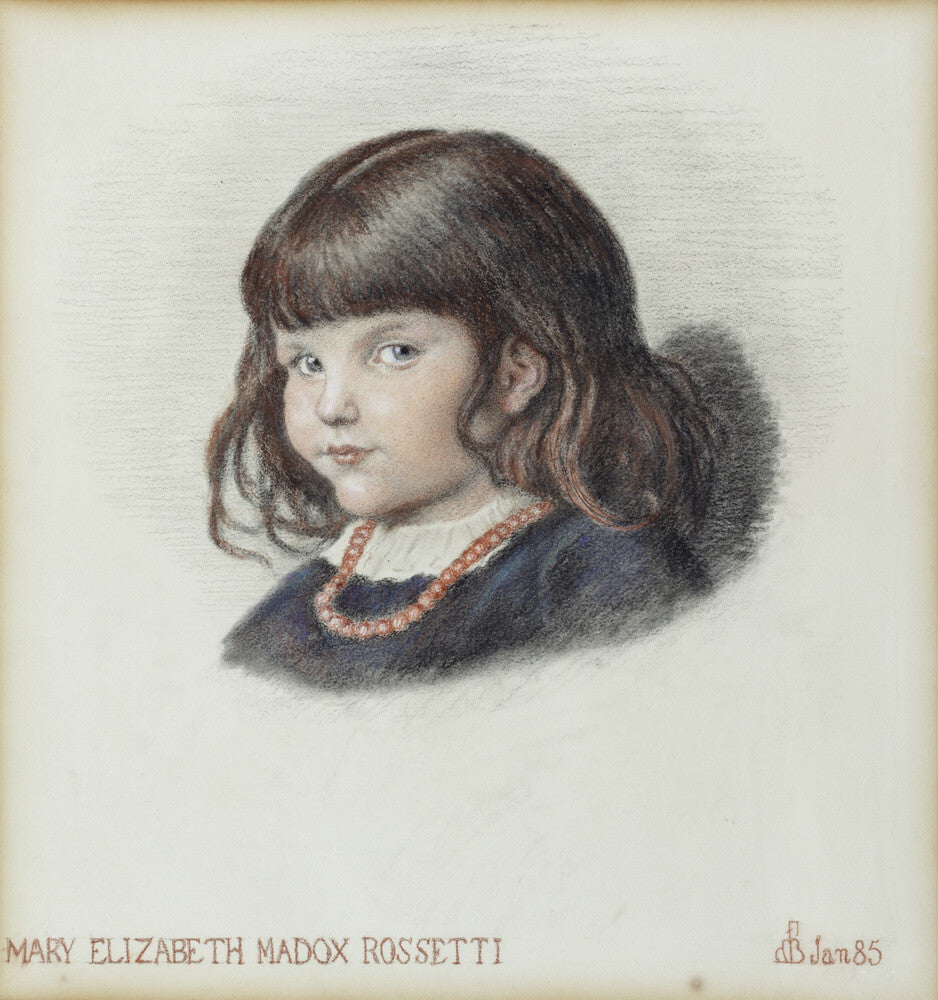 MARY ELIZABETH MADOX ROSSETTI, by Ford Madox Brown, (1821-1893 ...
