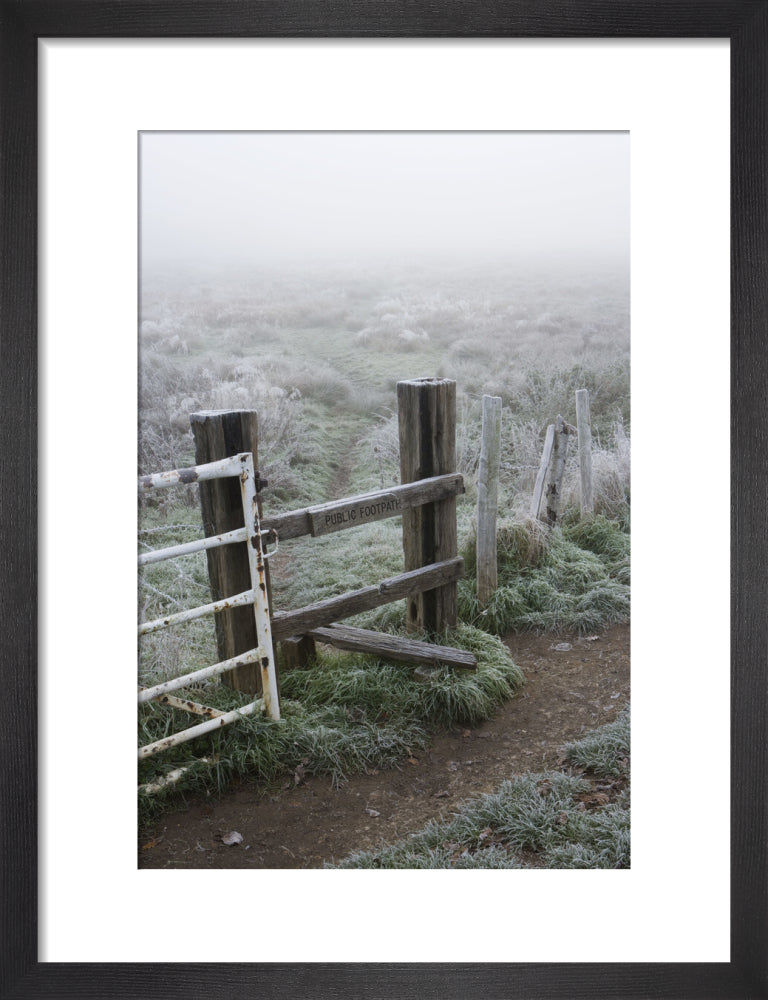 A stile on the banks of the River Wey Navigations near Triggs Lock, Su ...