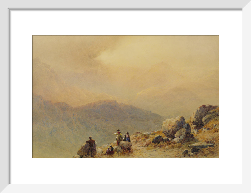 SNOWDON BY SUNSET by Aaron Edwin Penley (1807-1870) – National Trust Prints