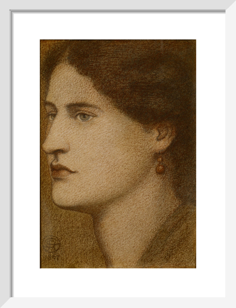 PAINTING OF A WOMAN'S HEAD in the Drawing Room at Standen – National ...