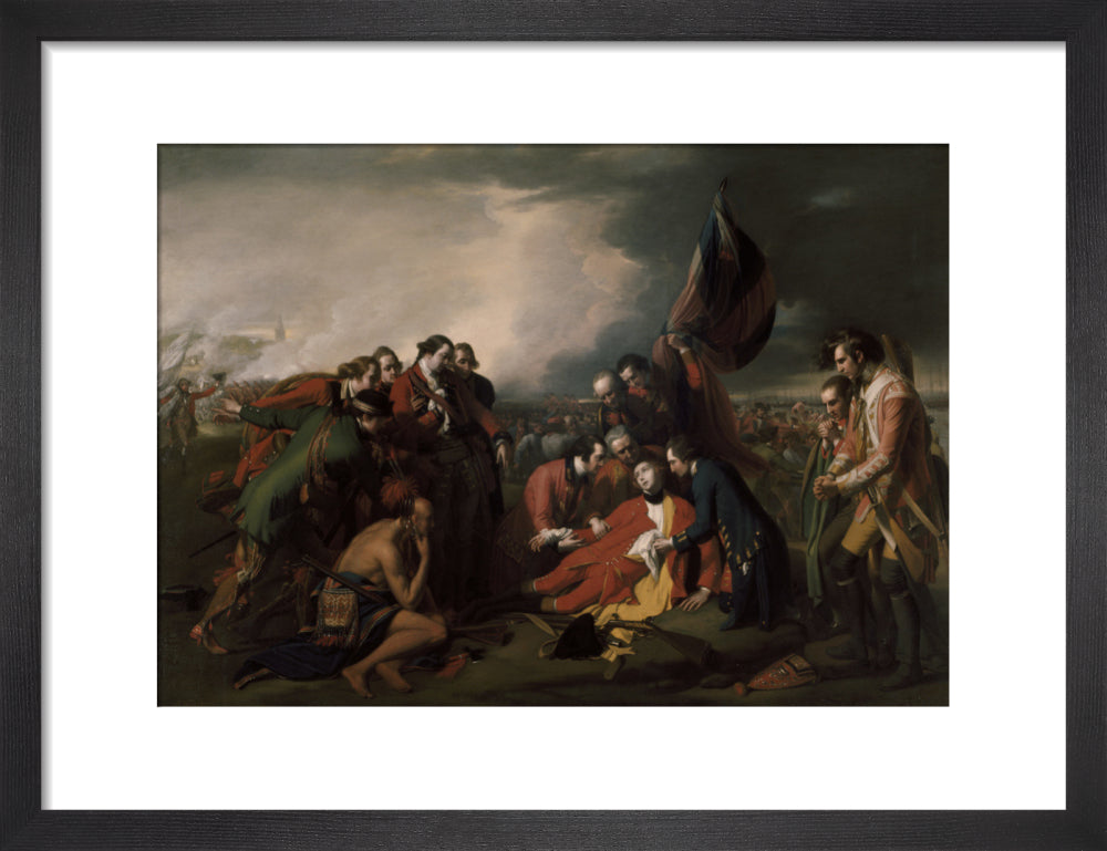 THE DEATH OF WOLFE by Benjamin West PRA 1738 1820 at Ickworth ...
