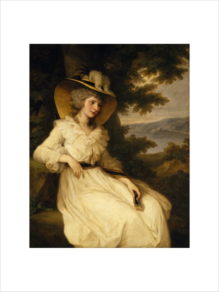 LADY ELIZABETH FOSTER 1785 by Angelica Kauffman – National Trust Prints