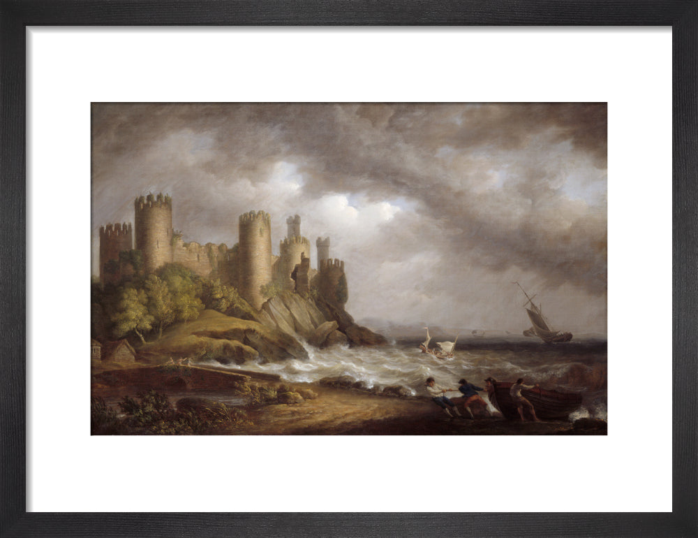 A painting of A VIEW OF CONWAY CASTLE by Nicholas Pocock – National ...