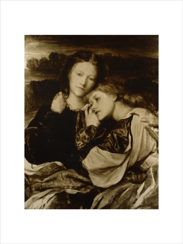 SISTERS by GF Watts (1817-1904) of Ellen Terry and her sister Kate fro ...