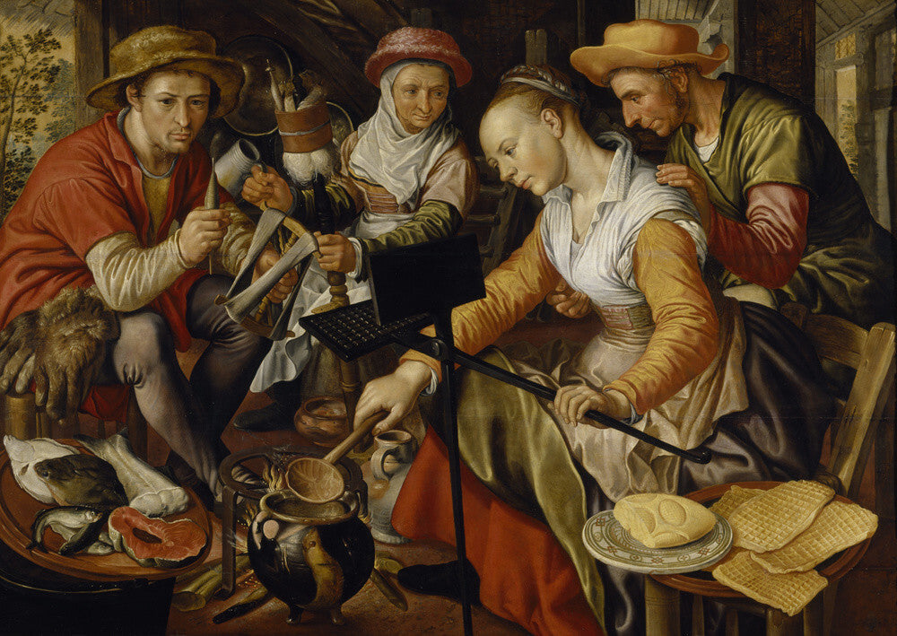 DUTCH KITCHEN SCENE in Great Hall at Treasurer's House, York – National ...