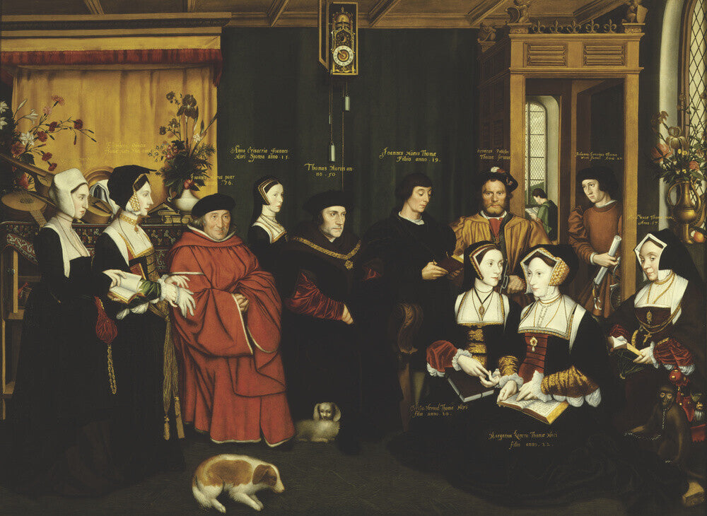 THE FAMILY OF SIR THOMAS MORE, 1530, by Rowland Lockey in the Entrance ...