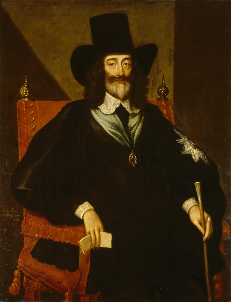 CHARLES I at his trial by Edward Bower 1648 – National Trust Prints