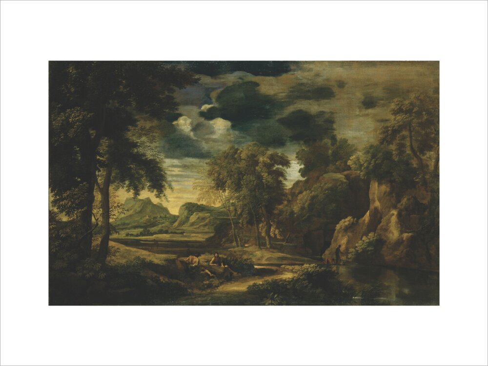 Classical Landscape by Gaspard Poussin (or Dughet ) 1615-75 – National ...