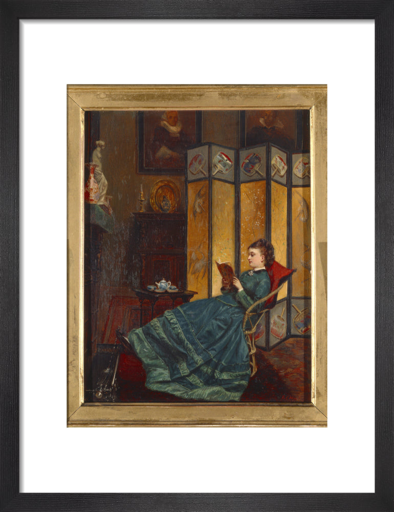 A QUIET HALF HOUR by Lionel Charles Henley, 1876 at Hinton Ampner ...