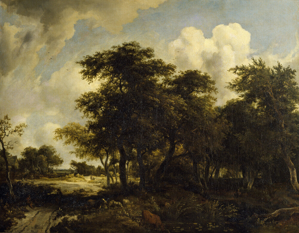 LANDSCAPE WITH COPPICE by Meindert Hobbema (1638-1709) – National Trust ...