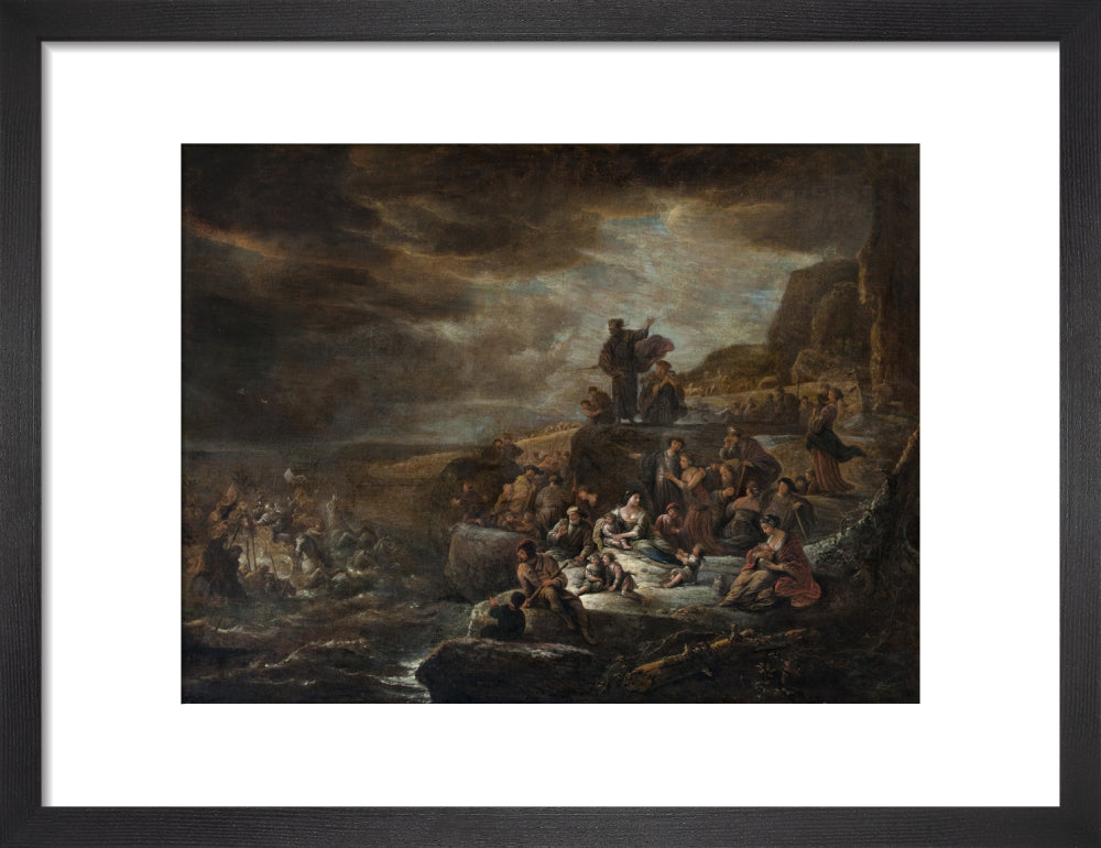 THE HOSTS OF PHARAOH ENGULFED BY THE RED SEA by Jacob de Wet (1610-aft ...
