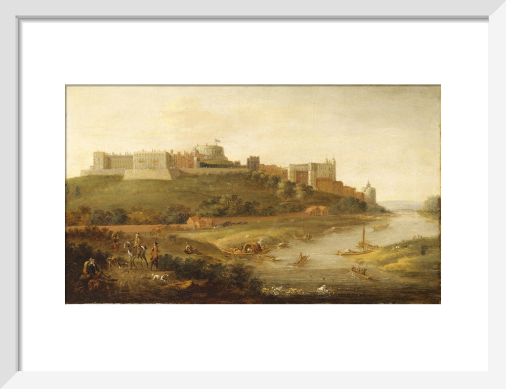 Windsor Castle from the River by Robert Griffier (London 1688¿London 1 ...