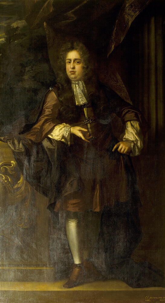 PORTRAIT OF "YOUNG" SIR JOHN BROWNLOW (1659-1697) by John Riley the bu ...