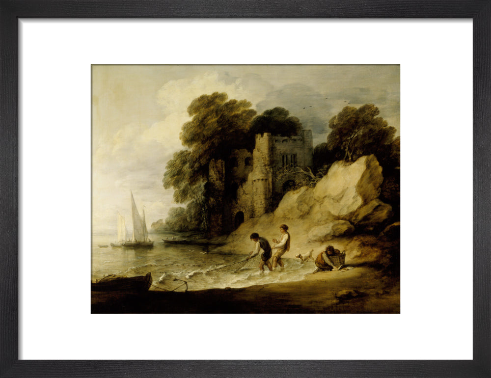 METTINGHAM CASTLE by Gainsborough (1727-88), exhibited at the Royal Ac ...