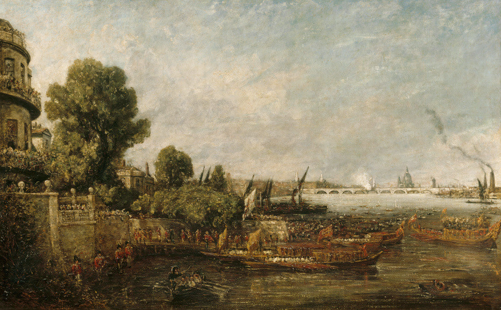 THE OPENING OF WATERLOO BRIDGE, 18 JUNE 1817 by John Constable ...
