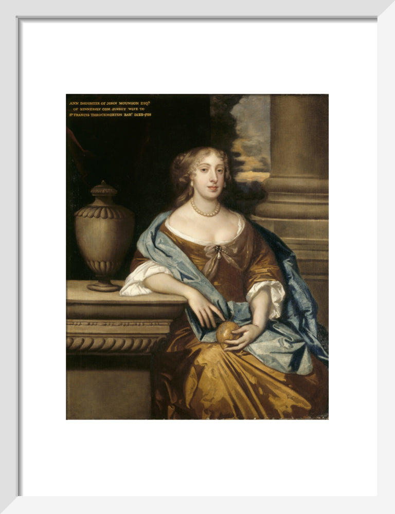 PORTRAIT OF ANNE MOUNSON, LADY THROCKMORTON by the studio of Sir Peter ...