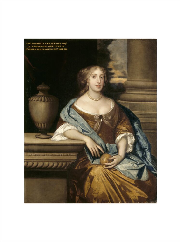 PORTRAIT OF ANNE MOUNSON, LADY THROCKMORTON by the studio of Sir Peter ...