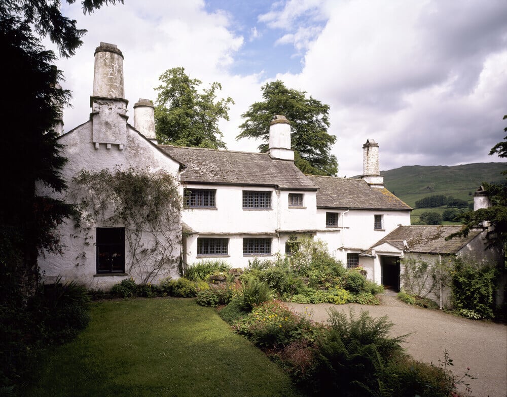 A view of the south front of Townend, a yeoman farmer's house which wa ...