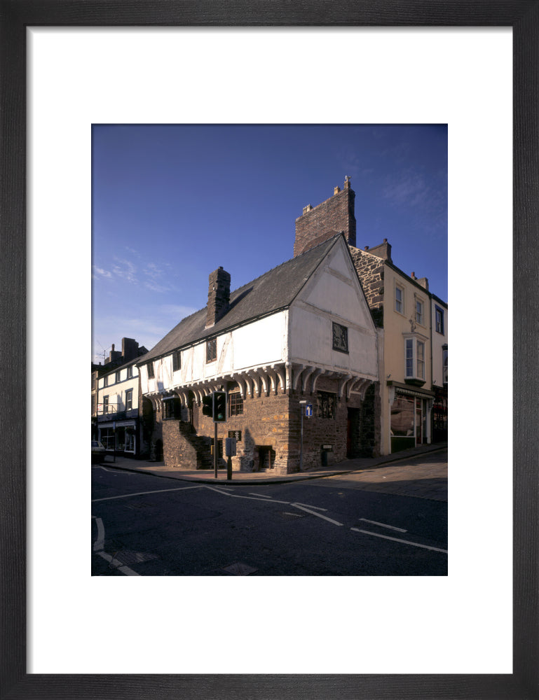 A general view of the house exterior which was built in c14th, the old ...