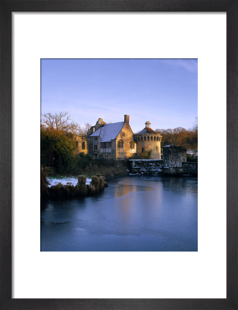 Scotney Castle viewed from across the moat in winter – National Trust ...