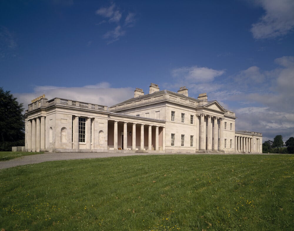 View of the front facade of Castle Coole – National Trust Prints