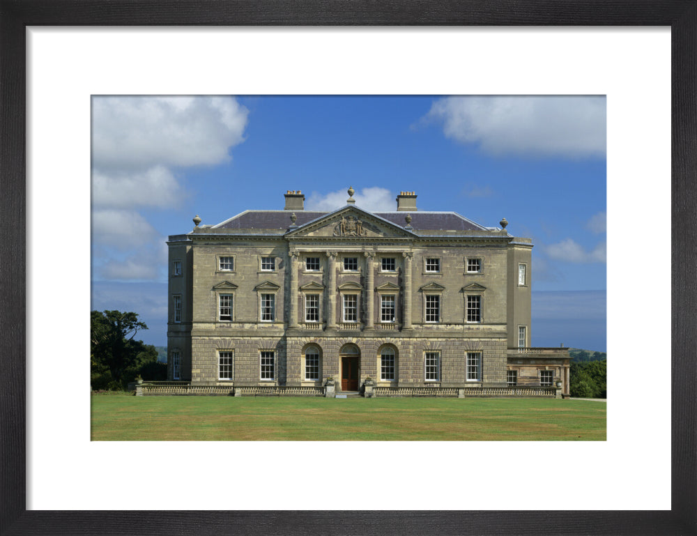 The Classical front of Castle Ward built by Bernard Ward in 1762 ...