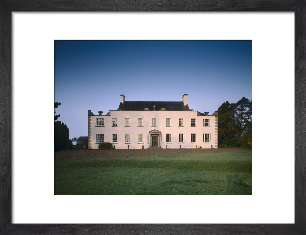 View of the east front of Ardress, showing the c18th limestone portico ...