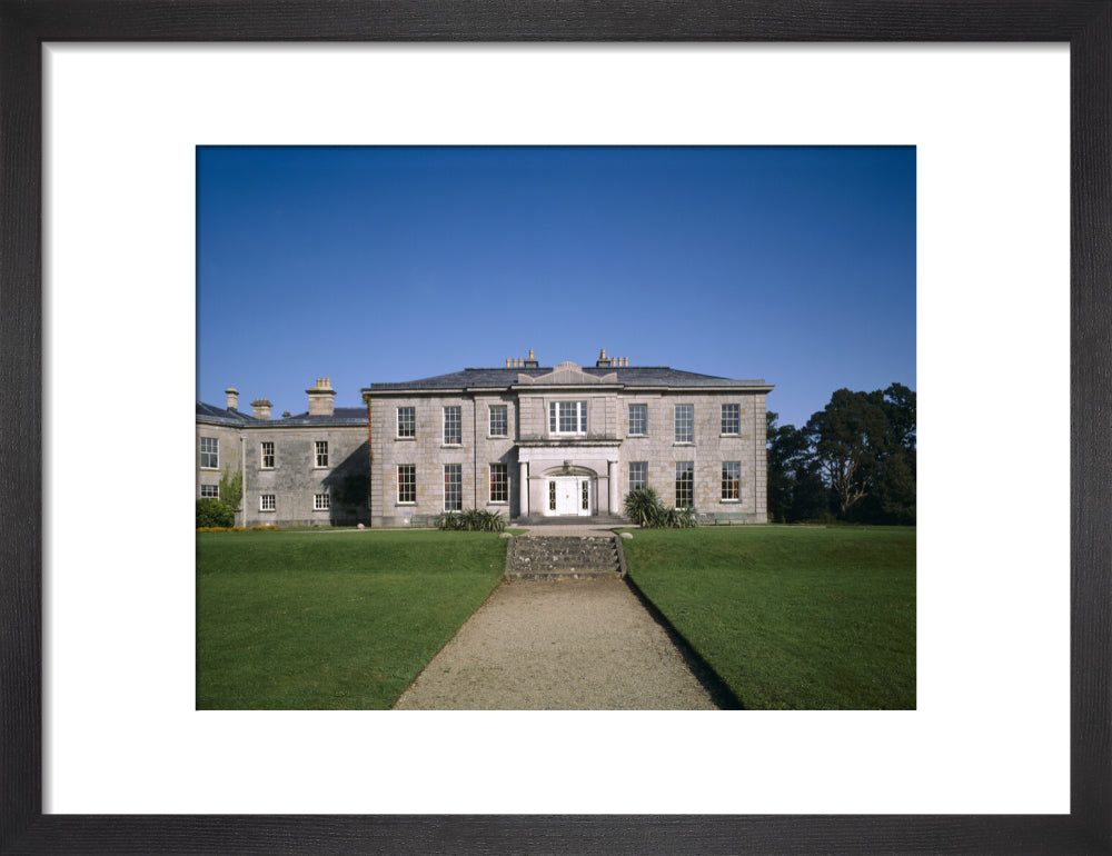 View of the west front of The Argory, showing the original house built ...
