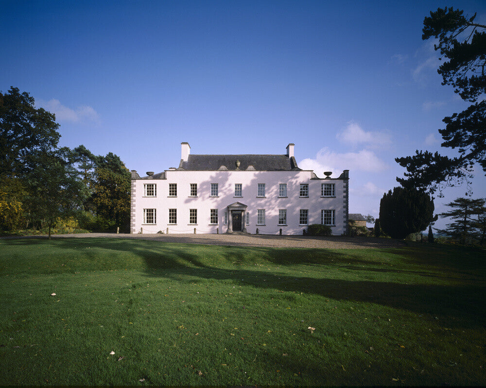 View of the east front of Ardress, showing the c18th limestone portico ...