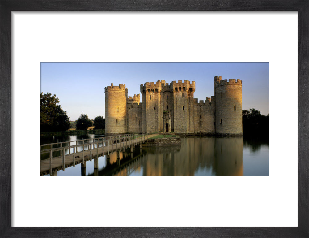 View of Bodiam Castle across the walkway over the moat – National Trust ...