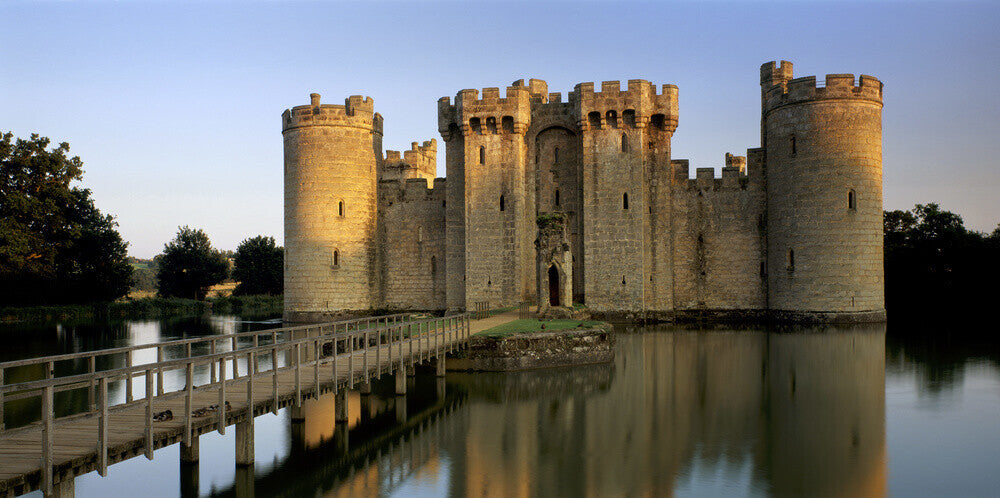 View of Bodiam Castle across the walkway over the moat – National Trust ...