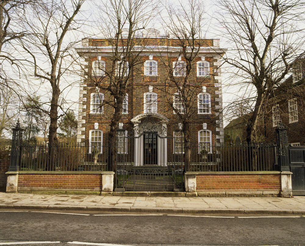 The front of Rainham Hall, an elegant Georgian house, built in 1729 ...