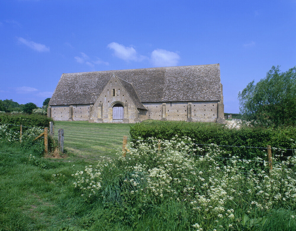 The thirteenth century Cistercian monastic Great Coxwell Barn at Farin ...