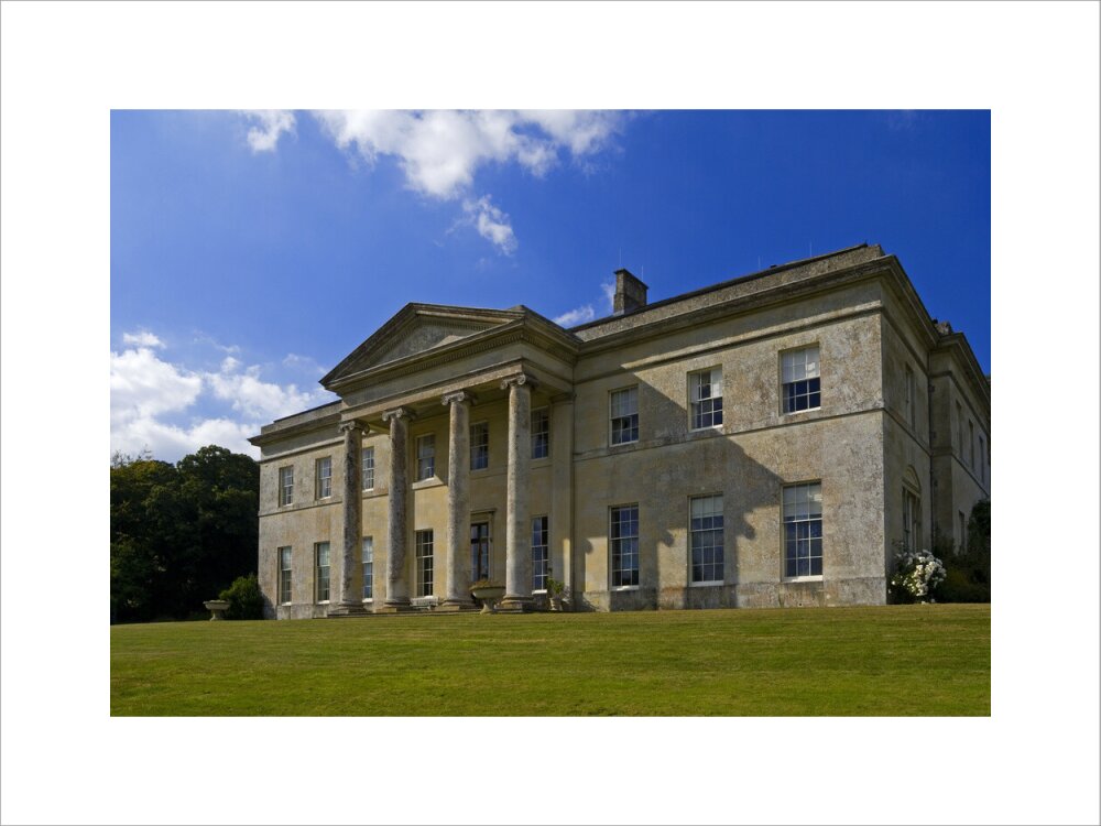 The South front of Philipps House, designed in 1820 by Jeffry Wyatvill ...